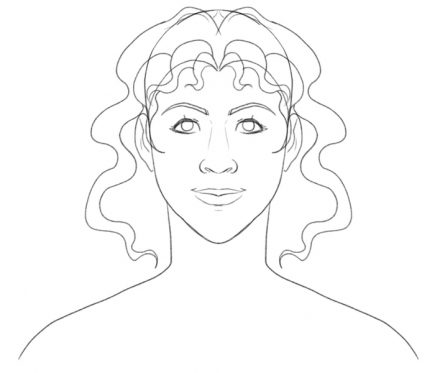 How To Draw Curly Hair For Beginners [Curly, Wavy & Coily]