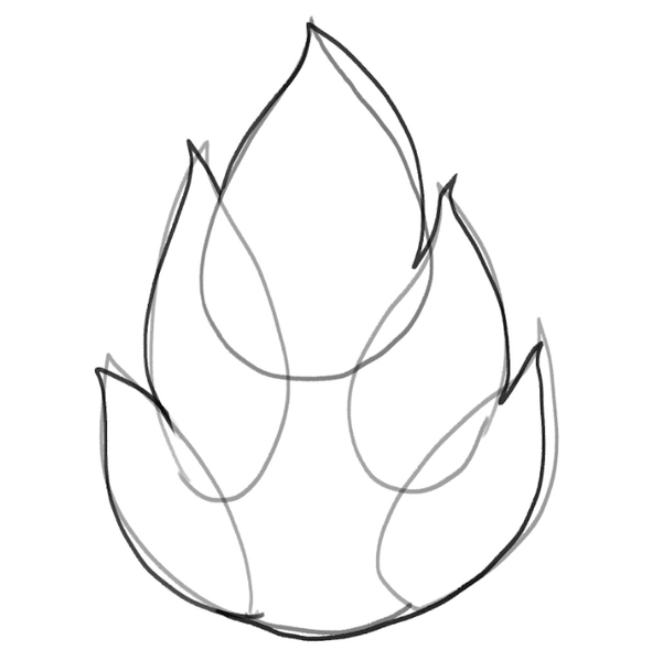 Fire Drawing Guide In 4 Simple Steps [Video + Images]