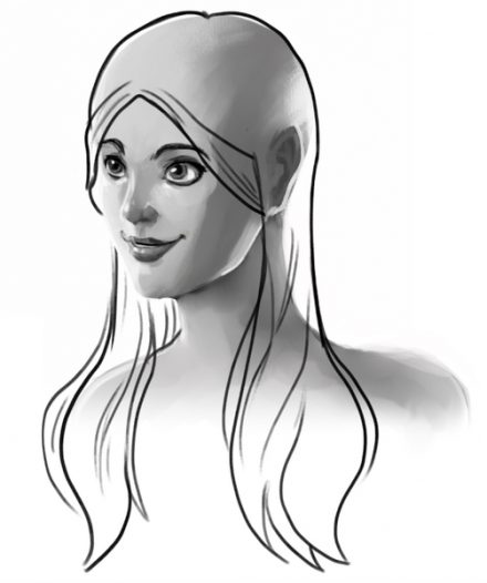 Long Hair Drawing Guide For Beginners [Video + Images]