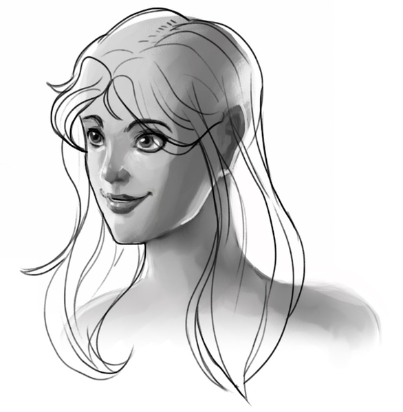 Long Hair Drawing Guide For Beginners [Video + Images]