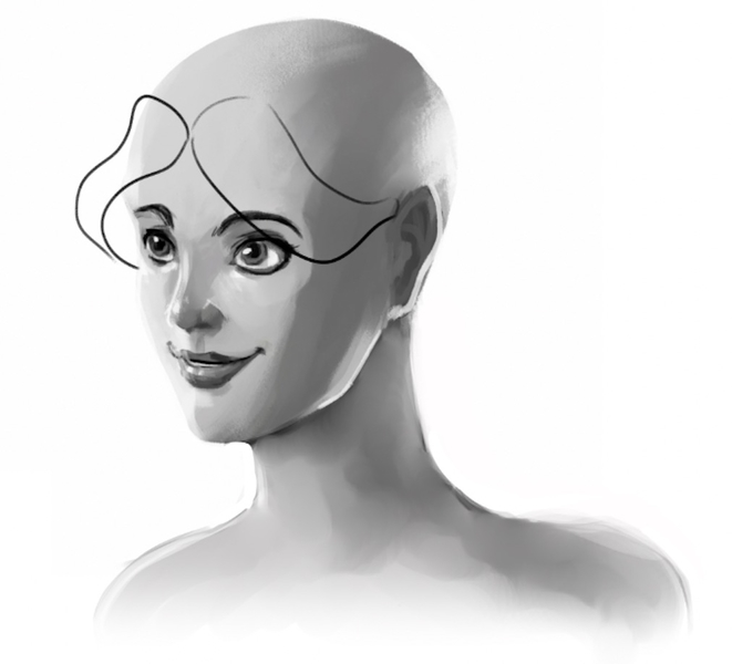 Long Hair Drawing Guide For Beginners [Video + Images]