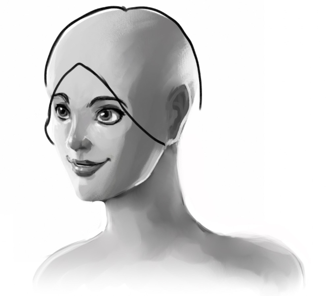 Long Hair Drawing Guide For Beginners [Video + Images]