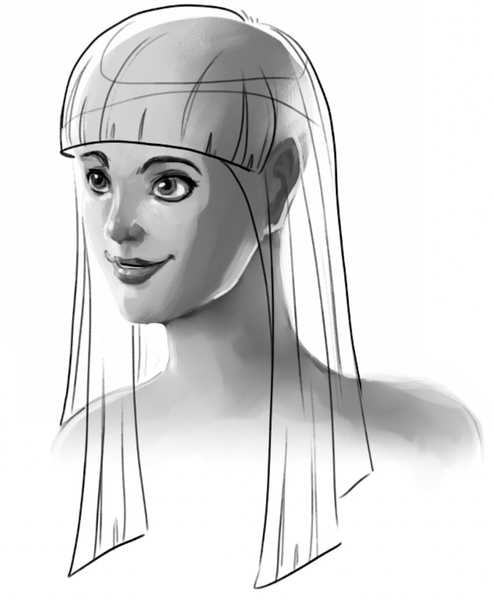 Long Hair Drawing Guide For Beginners [Video + Images]