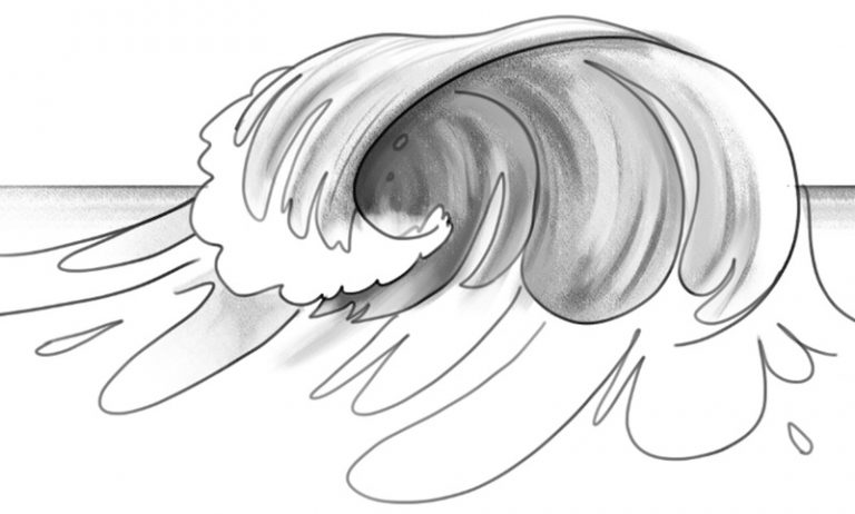 Wave Drawing Guide In 4 Steps [Video + Images]