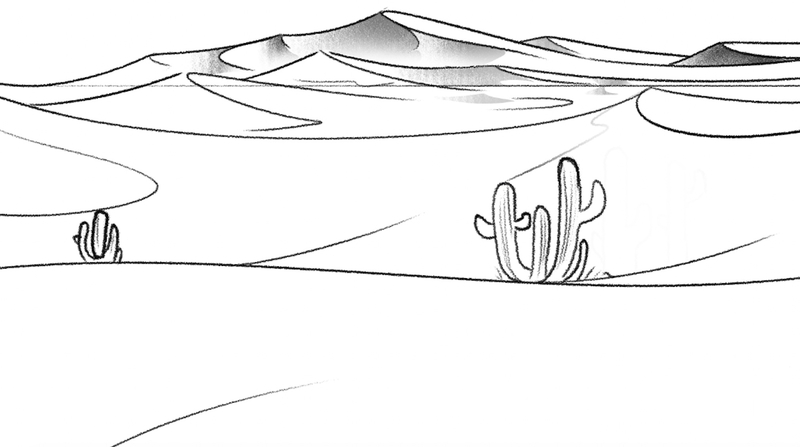 Desert Drawing 101: A 4-Step Guide For Beginners