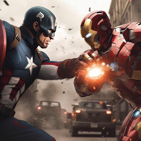 Iron Man vs. Captain America: The Superhero Showdown!