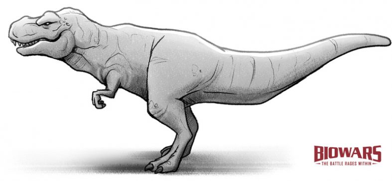 Dinosaur Drawing In 5 Simple Steps [Video + Illustrations] - BioWars