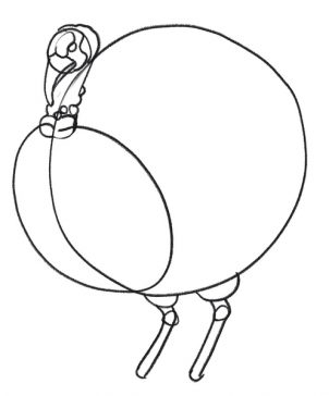 Turkey Drawing In 5 Steps For Beginners [Video + Illustrations]