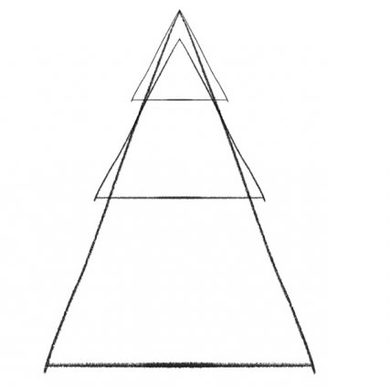 Christmas Tree Drawing In 6 Steps For Beginners