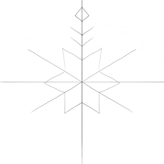 Snowflake Drawing In 5 Steps: A Guide For Beginners
