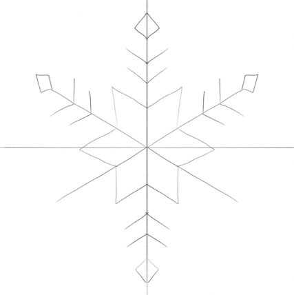 Snowflake Drawing In 5 Steps: A Guide For Beginners