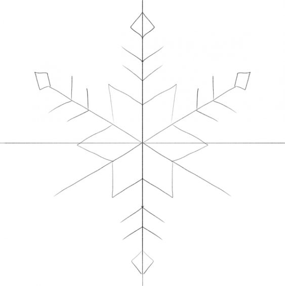 Snowflake Drawing In 5 Steps: A Guide For Beginners