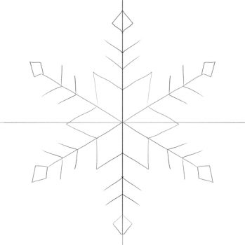 Snowflake Drawing In 5 Steps: A Guide For Beginners