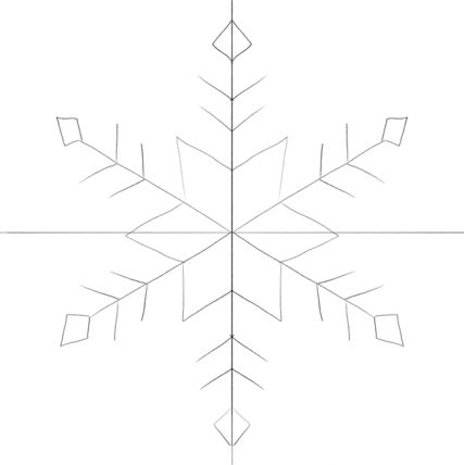 Snowflake Drawing In 5 Steps: A Guide For Beginners