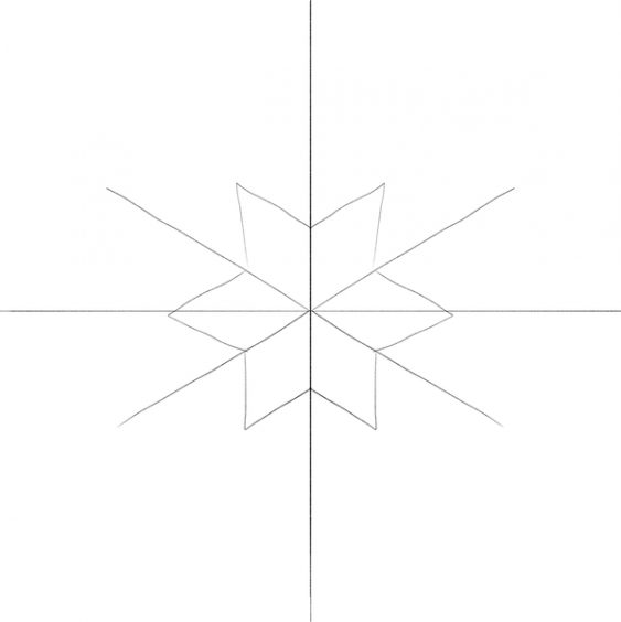 Snowflake Drawing In 5 Steps: A Guide For Beginners