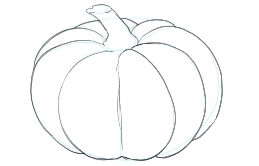 Pumpkin Drawing In 5 Steps: A Guide For Beginners